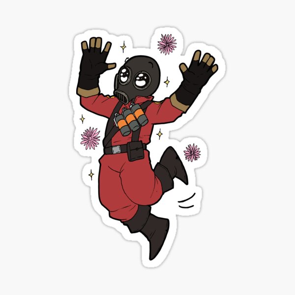 Pyro Tf2 Stickers | Redbubble