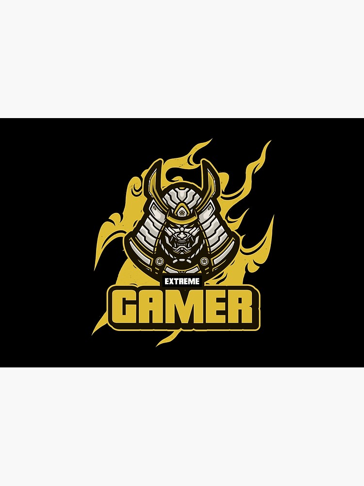 "Extreme Gamer with Samurai Demon" Poster for Sale by PRIVARSHU | Redbubble