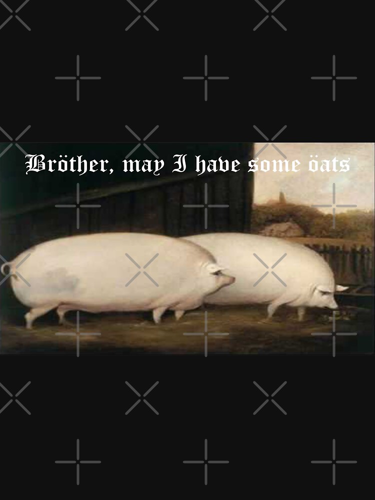 "Brother, may I have some Oats? Pig Meme" T-shirt by VyrlStuffz | Redbubble