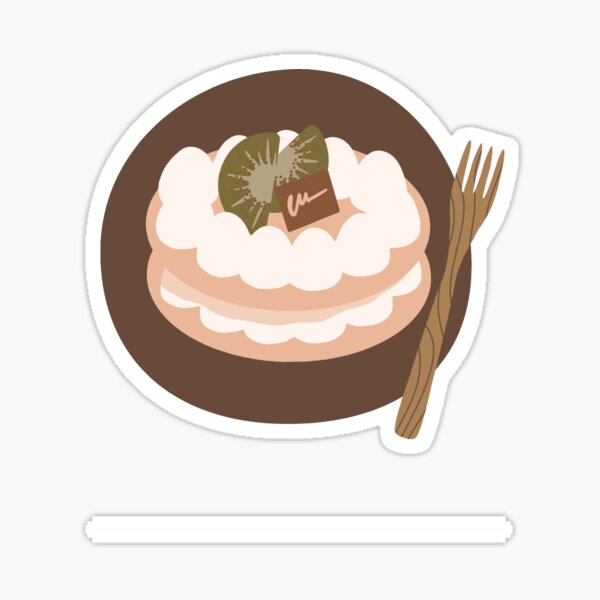 "cute animated food" Sticker by allprintables | Redbubble