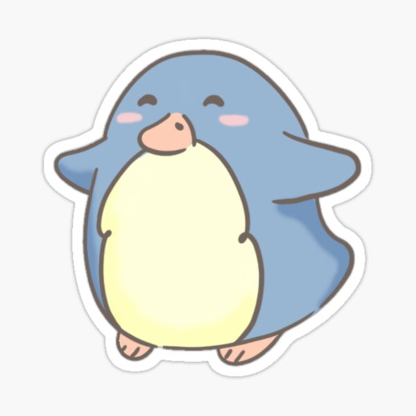 "Cute Happy Penguin" Sticker for Sale by manu4ever | Redbubble
