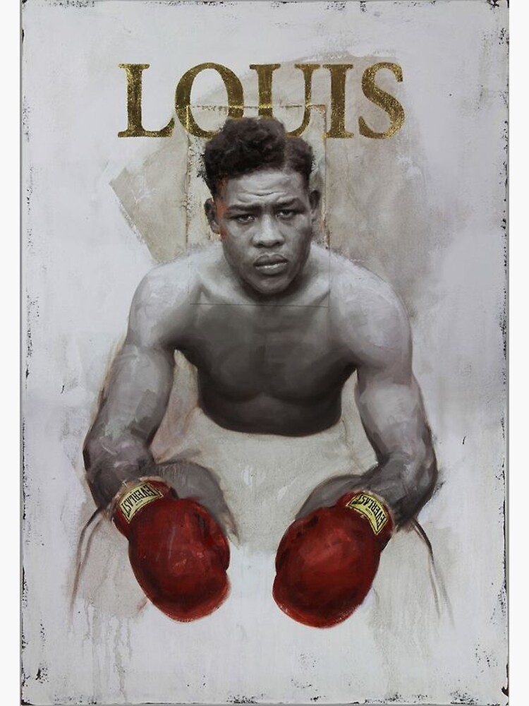"louis boxing poster" Poster for Sale by cablesdaniel | Redbubble