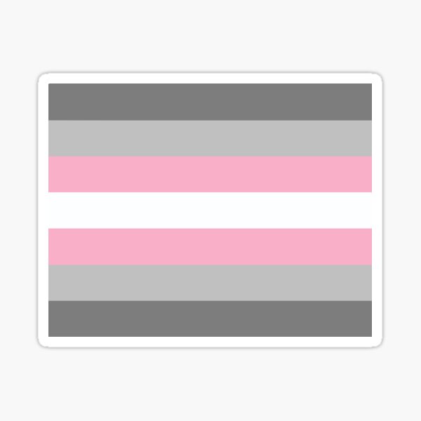"Demi girl pride flag" Sticker for Sale by Looktothe-Sky | Redbubble