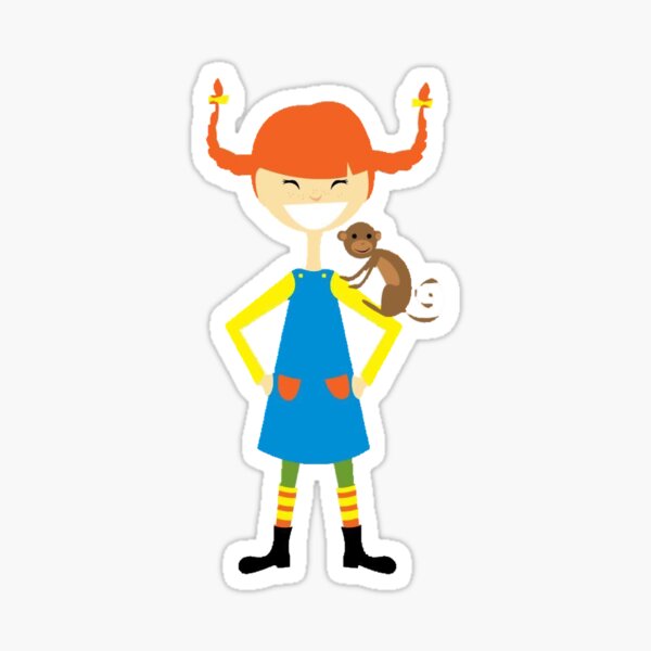 "Mens Best Pippi Longstocking Gift For Everyone" Sticker by ...