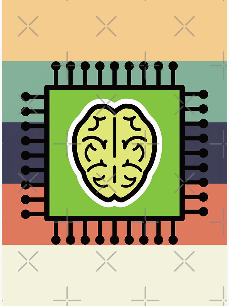"One Brain Cell With Colorful Background" Sticker for Sale by FridPix ...