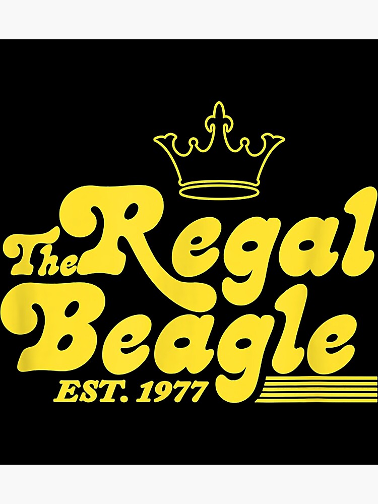 "The Regal Beagle Vintage Classic 70s Lettering" Poster by Indicate848 ...