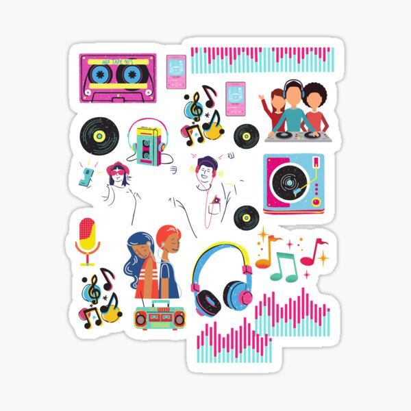 "Lover Gift Music Festival" Sticker for Sale by ZettaKiehn123 | Redbubble