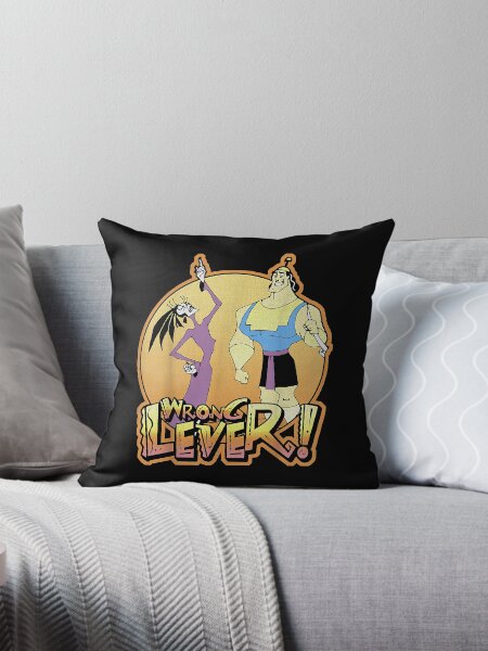 "E.New Groove Kronk And Esma Wrong Lever" Pillow for Sale by ...