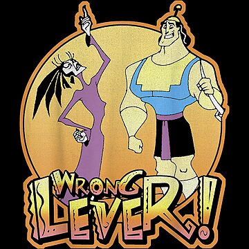 "E.New Groove Kronk And Esma Wrong Lever" Pillow for Sale by ...