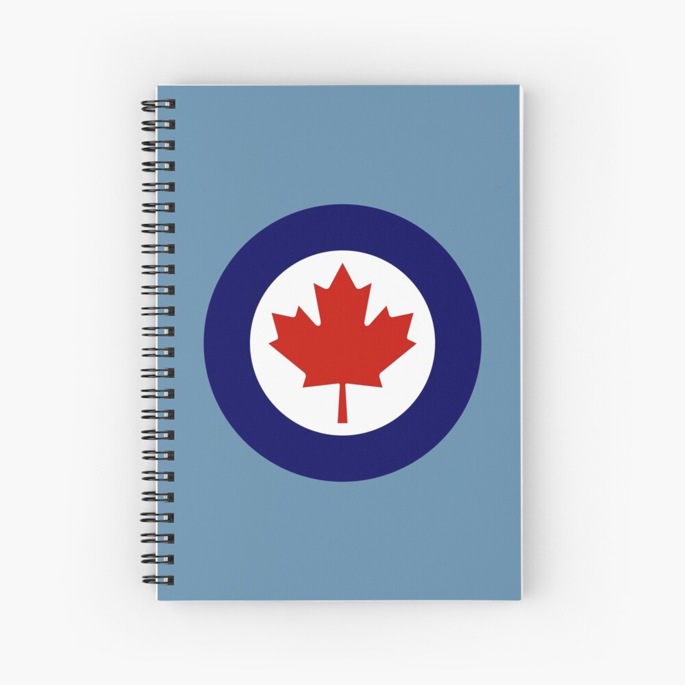 "Royal Canadian Air Force - Roundel" Spiral Notebook by wordwidesymbols ...