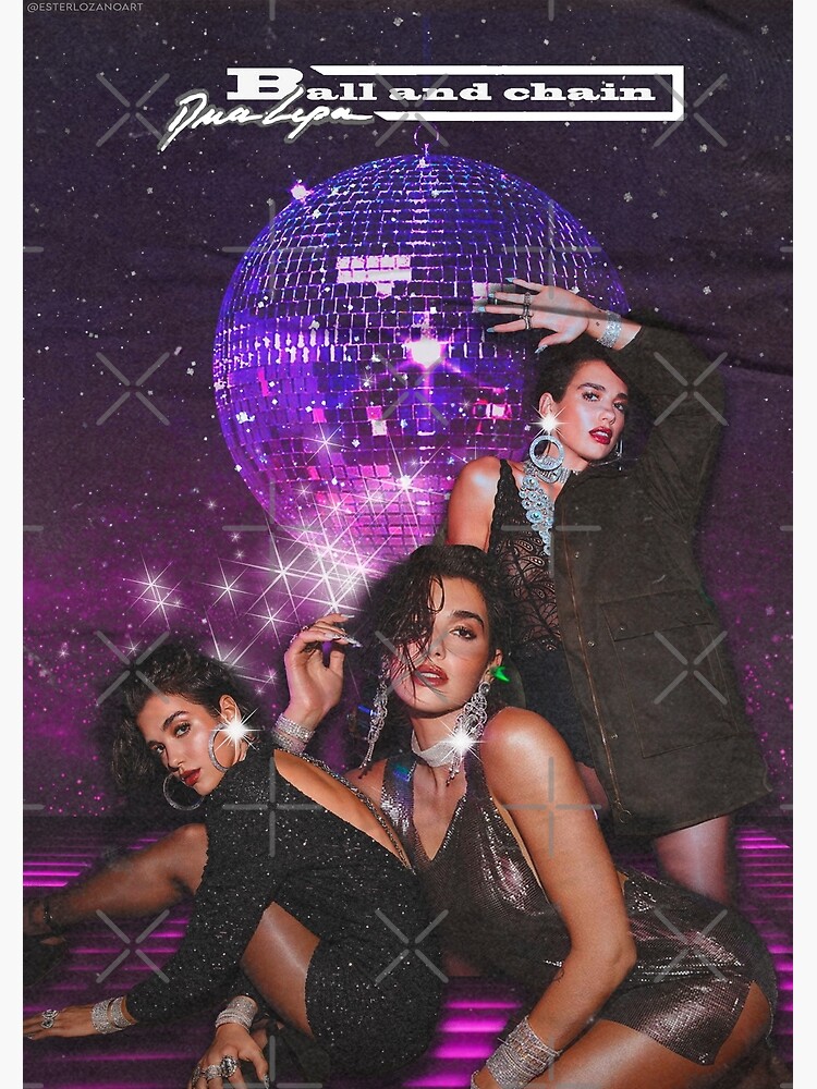 "Ball and Chain Poster" Poster for Sale by esterlozano | Redbubble