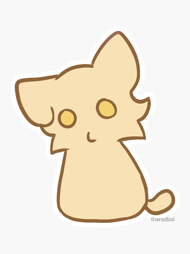 "cat blob" Sticker by theradboi | Redbubble