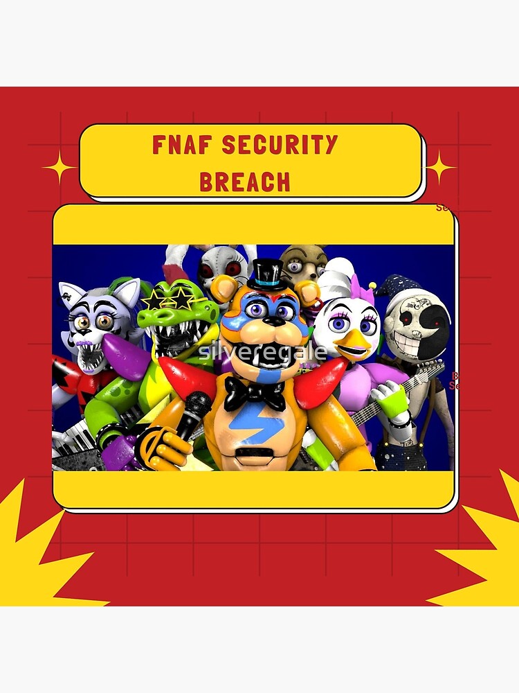 "Fnaf Security Breach" Poster for Sale by silveregale | Redbubble