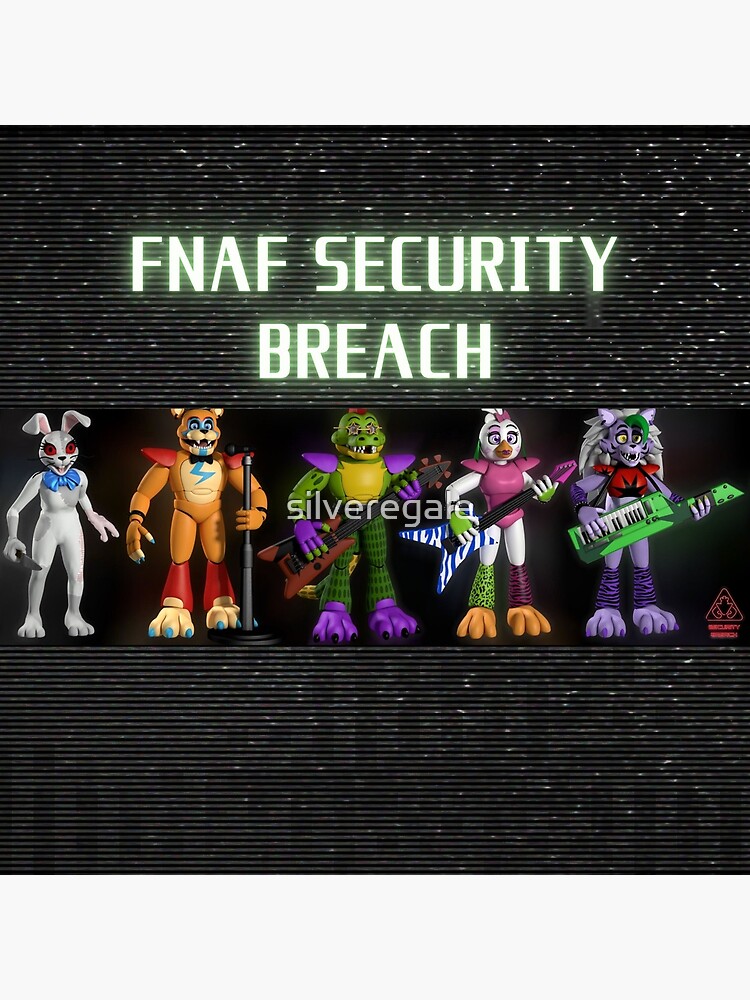 "Fnaf Security Breach" Poster for Sale by silveregale | Redbubble