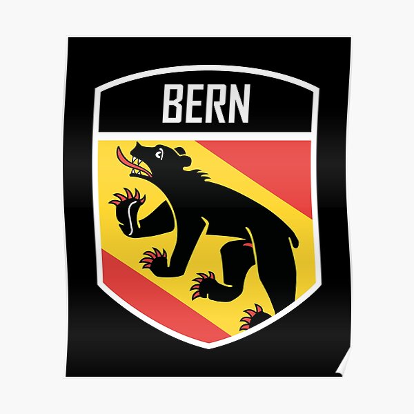 Póster «Emblema de la bandera de Berna, Suiza» de T-warrior | Redbubble