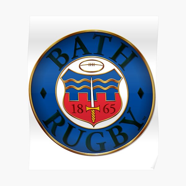 "bath Rugby logo" Poster for Sale by andrewshop80 | Redbubble