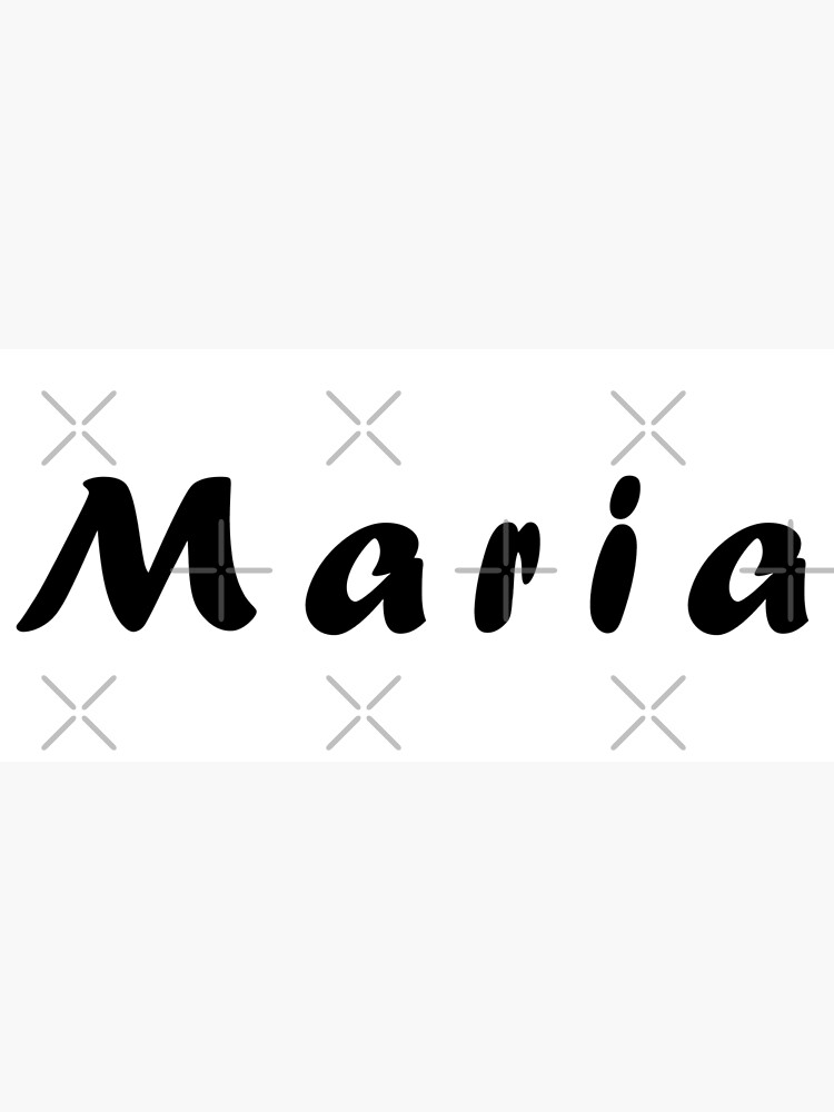 "Maria name" Poster for Sale by gmstockstudio | Redbubble