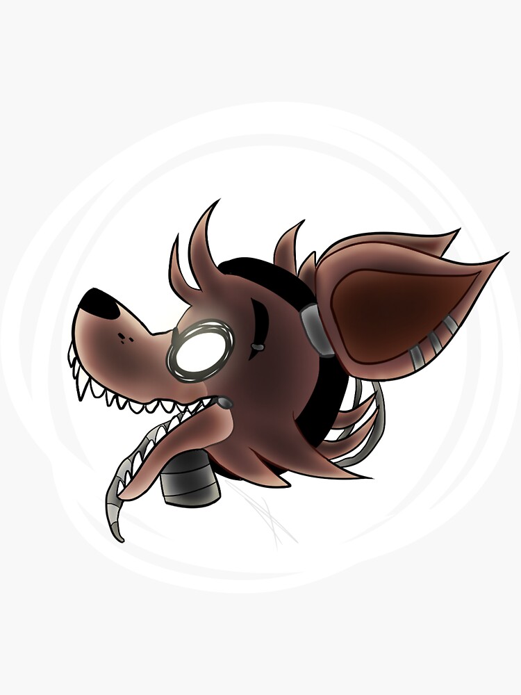 "Drawkill foxy icon" Sticker for Sale by Shadebatsu | Redbubble