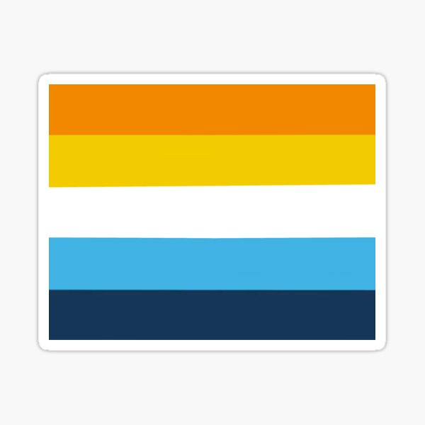 "AroAce pride flag" Sticker for Sale by Looktothe-Sky | Redbubble