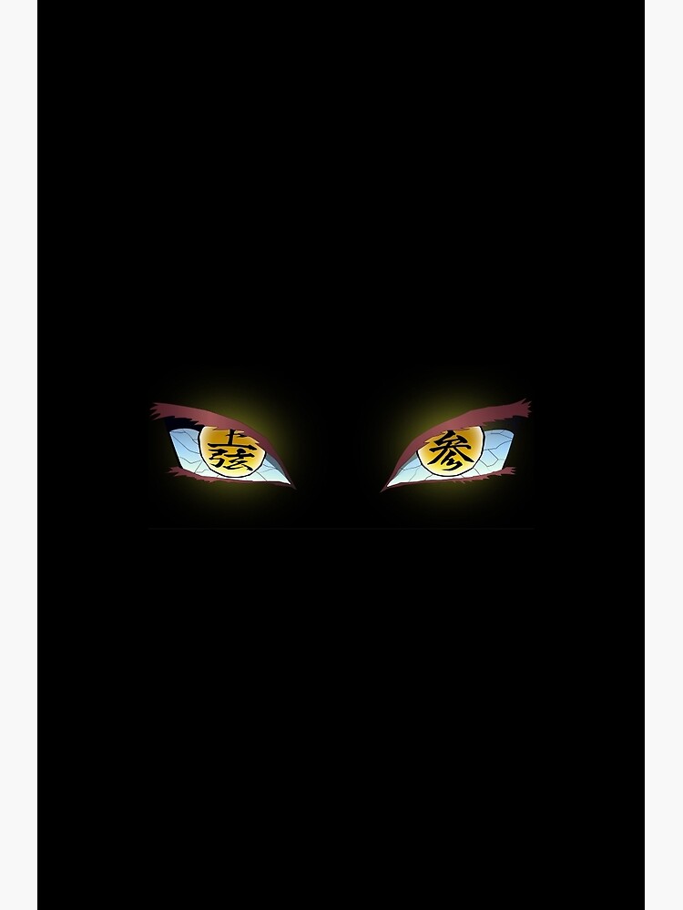 "kimetsu no yaiba demon slayer upper moon eyes" Art Print by ART--MAKER ...