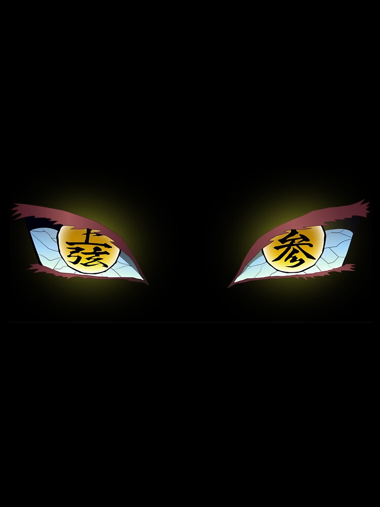 "kimetsu no yaiba demon slayer upper moon eyes" T-shirt by ART--MAKER ...
