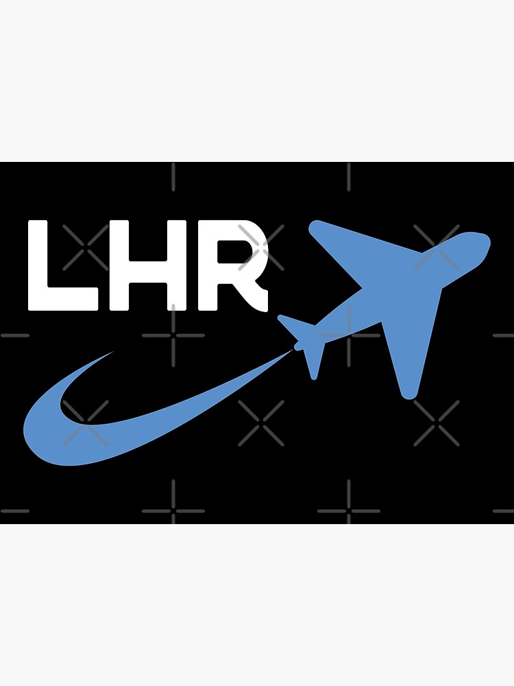 Impression artistique « LHR - Code de l'aéroport de Londres Heathrow ...