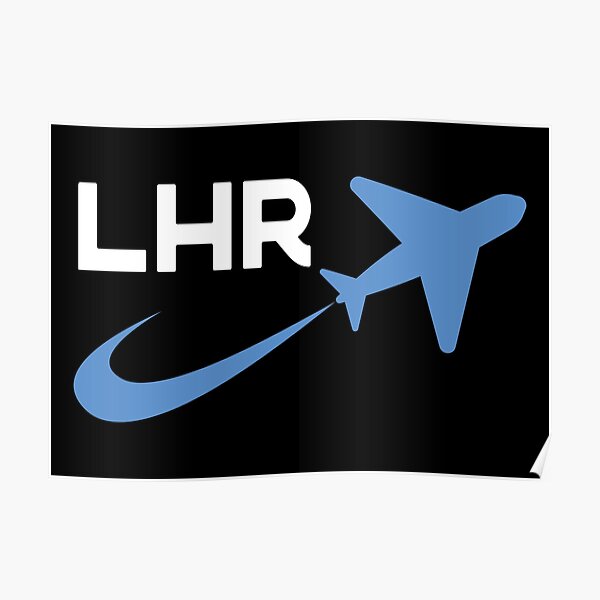 "LHR- London Heathrow Airport Code with airplane icon. Flying, travel ...