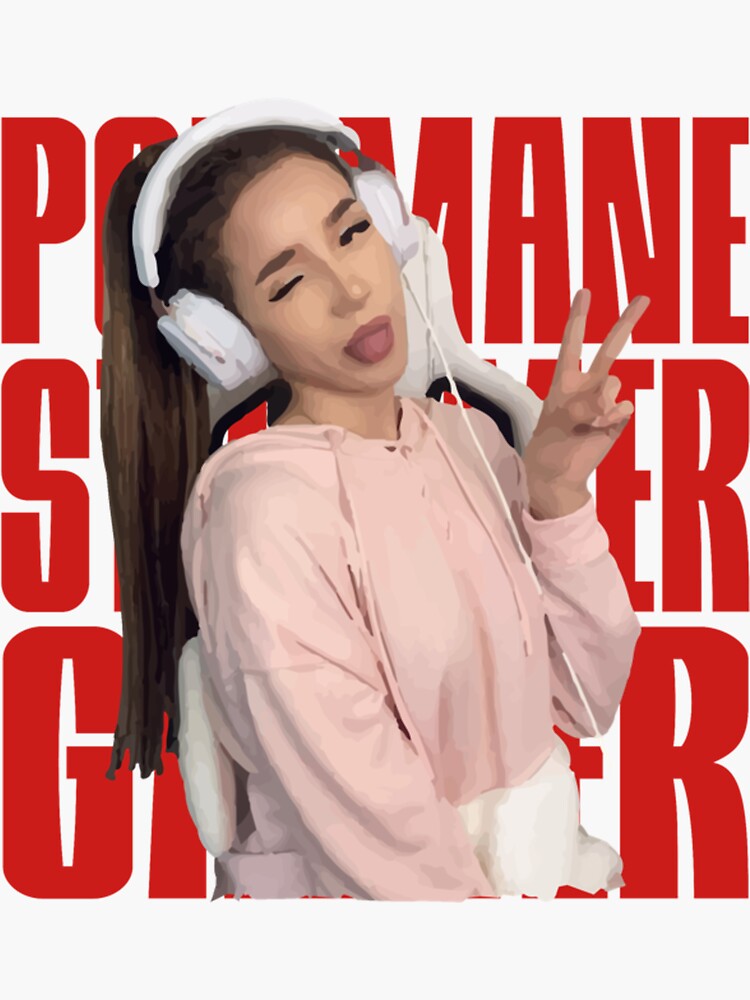 "Pokimane - pokimanelol Fan Gift| Perfect Gift" Sticker by lauriloise ...