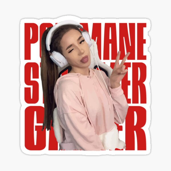 "Pokimane - pokimanelol Fan Gift| Perfect Gift" Sticker by lauriloise ...