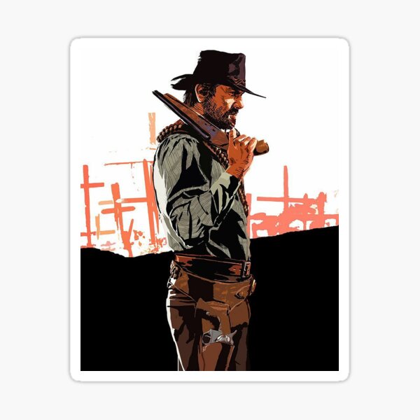 "morgan fanart" Sticker for Sale by kranzbanyu | Redbubble