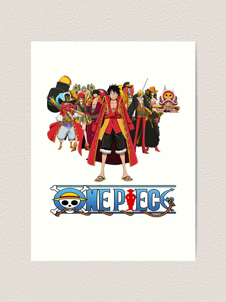 " One Piecce All Characters" Art Print for Sale by AnthonySlupe | Redbubble