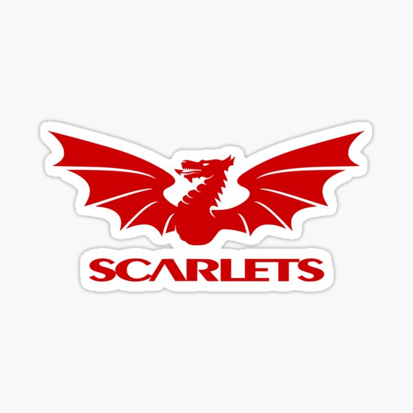 "Scarlets rugby logo" Sticker for Sale by andrewshop80 | Redbubble