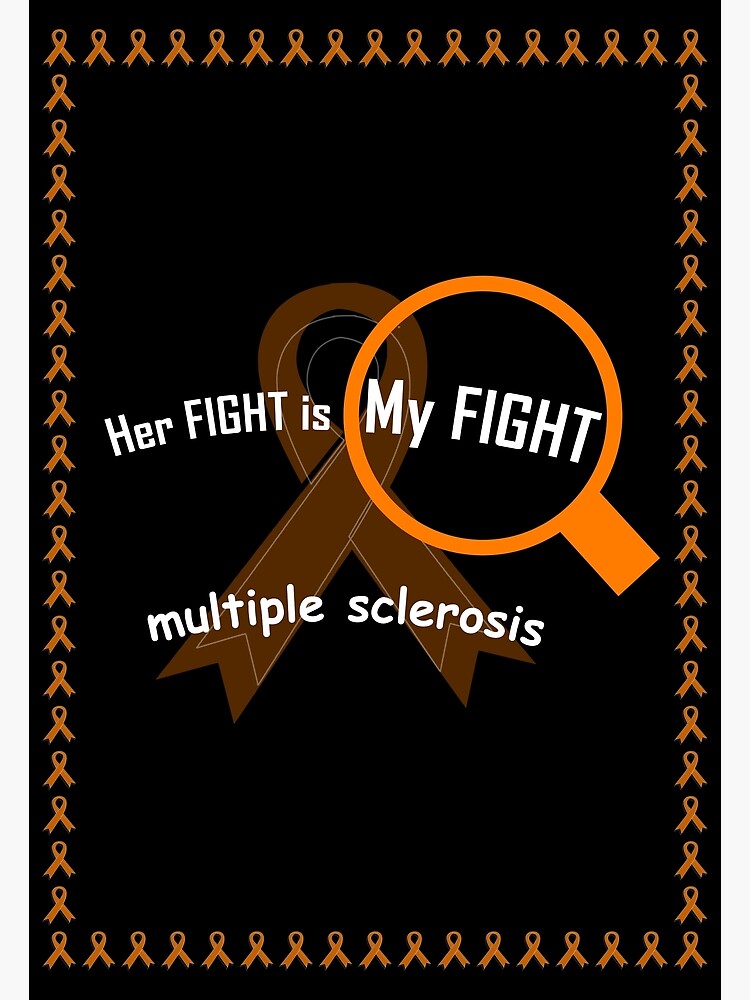 "multiple sclerosis support" Poster for Sale by SE-design- | Redbubble