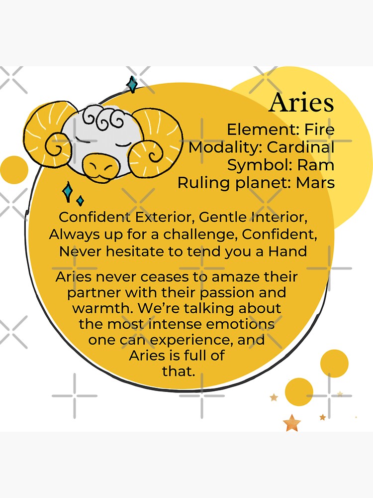 Aries Star Sign Personality