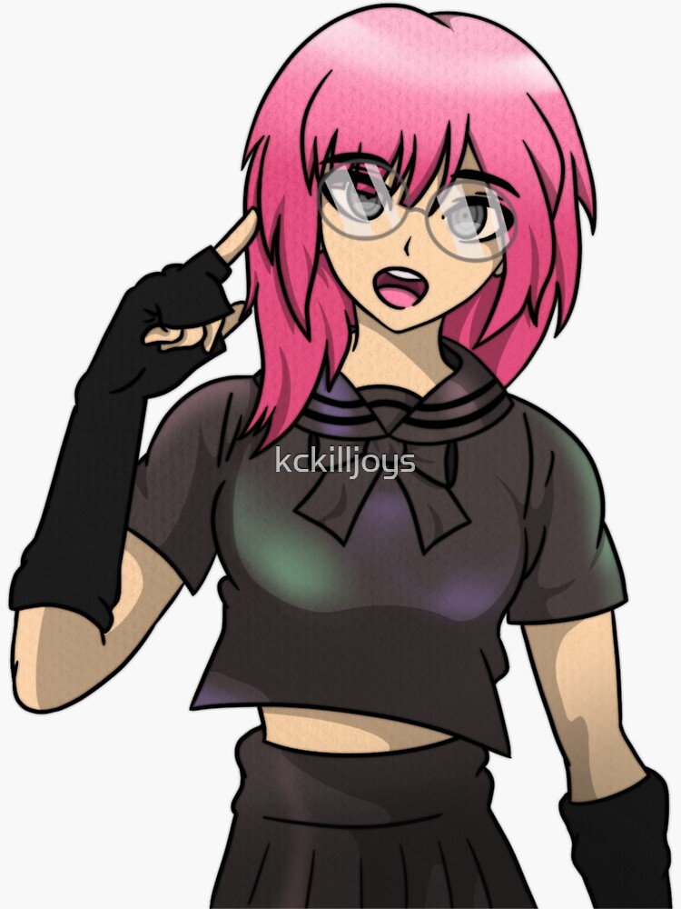 "Lilypichu Danganronpa " Sticker for Sale by kckilljoys | Redbubble