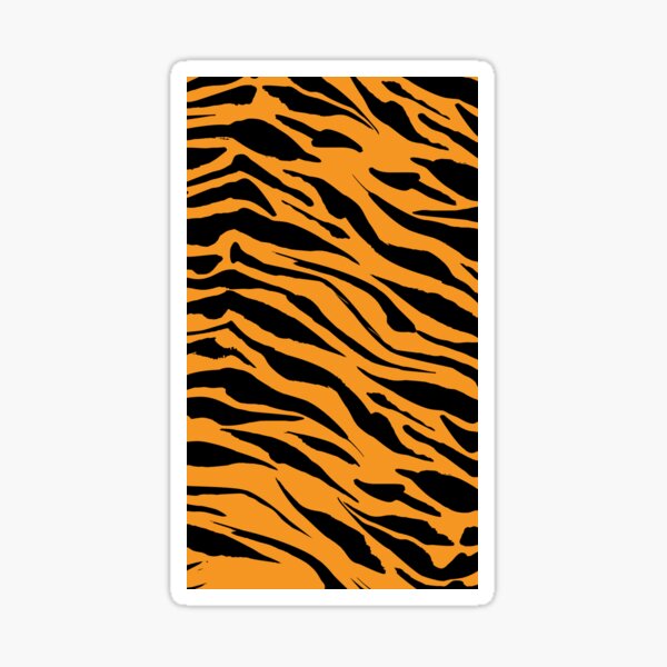 "Year of Tiger, Tiger print, Tiger stripe pattern" Sticker for Sale by ...