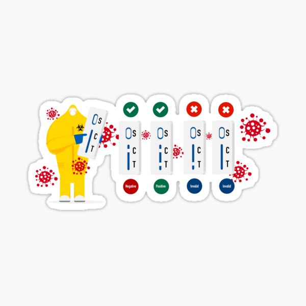 "Rapid Antigen Test Interpretation" Sticker for Sale by ParaBell ...