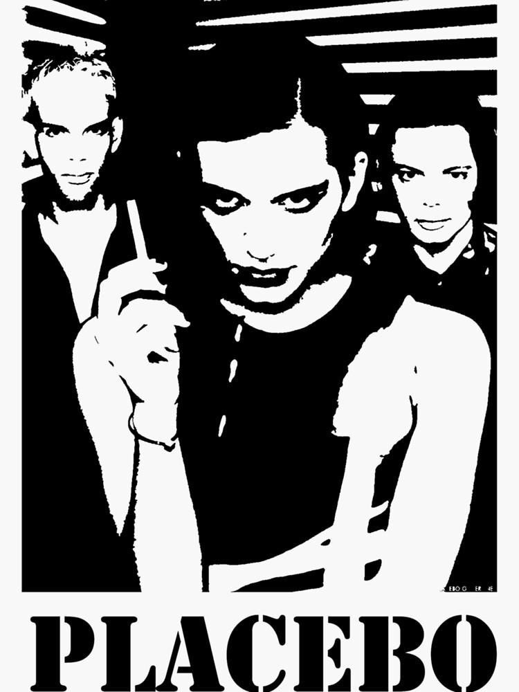 "Placebo Classic" Sticker by DonaldGaylord | Redbubble