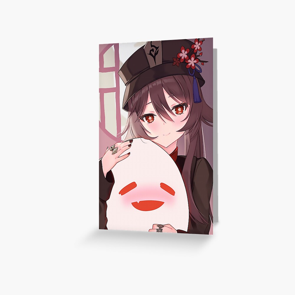 "Cute Hu Tao Genshin Impact" Greeting Card for Sale by sasquachnime ...