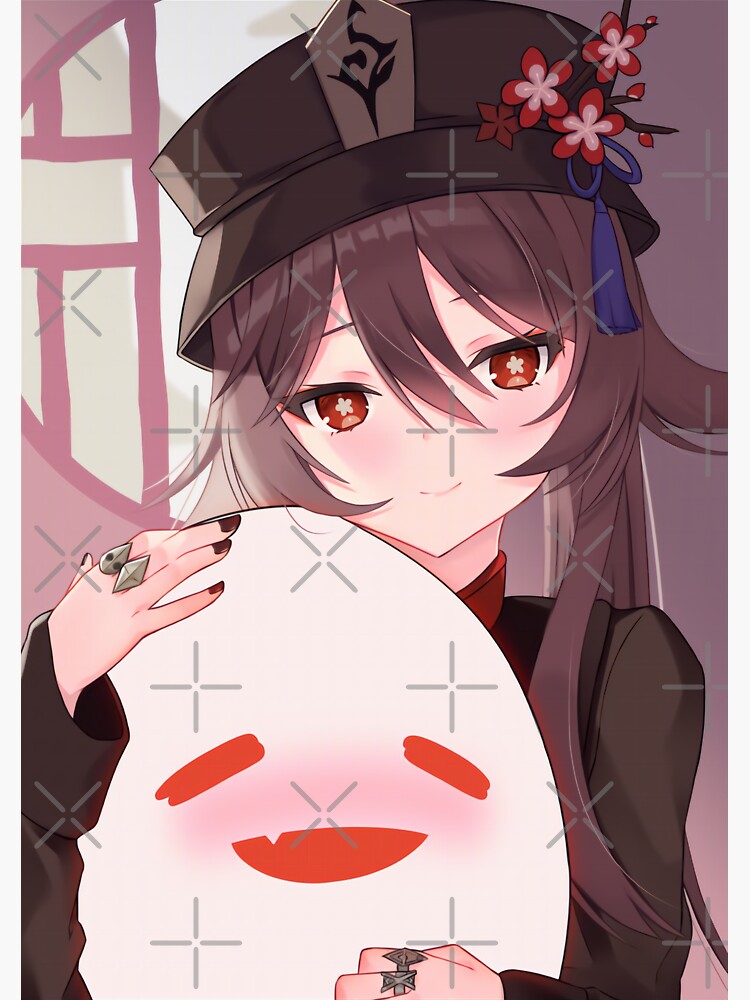 "Cute Hu Tao Genshin Impact" Sticker for Sale by sasquachnime | Redbubble