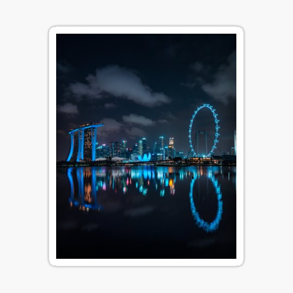 "Marina Bay Sands - Singapore" Sticker for Sale by lardco | Redbubble