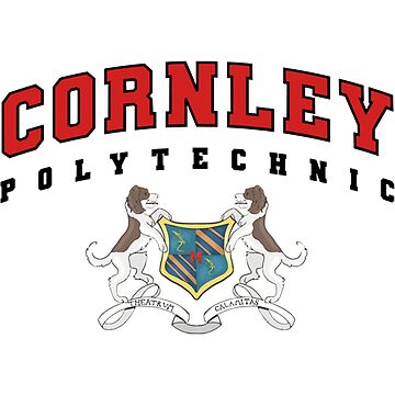 "Cornley Polytechnic RED " Sticker for Sale by Nikio-Shop | Redbubble