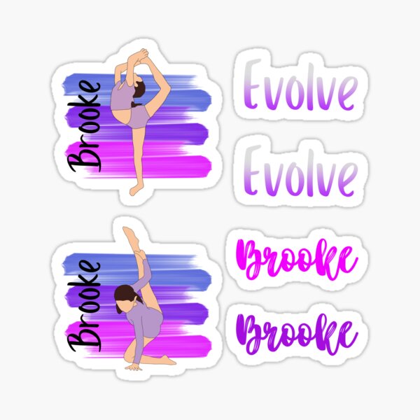 "Brooke Custom Sticker Pack *Pick M or L*" Sticker for Sale by ...