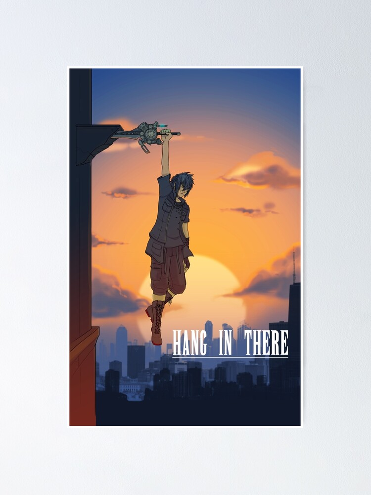"Hang In There" Poster for Sale by Sam Luu | Redbubble