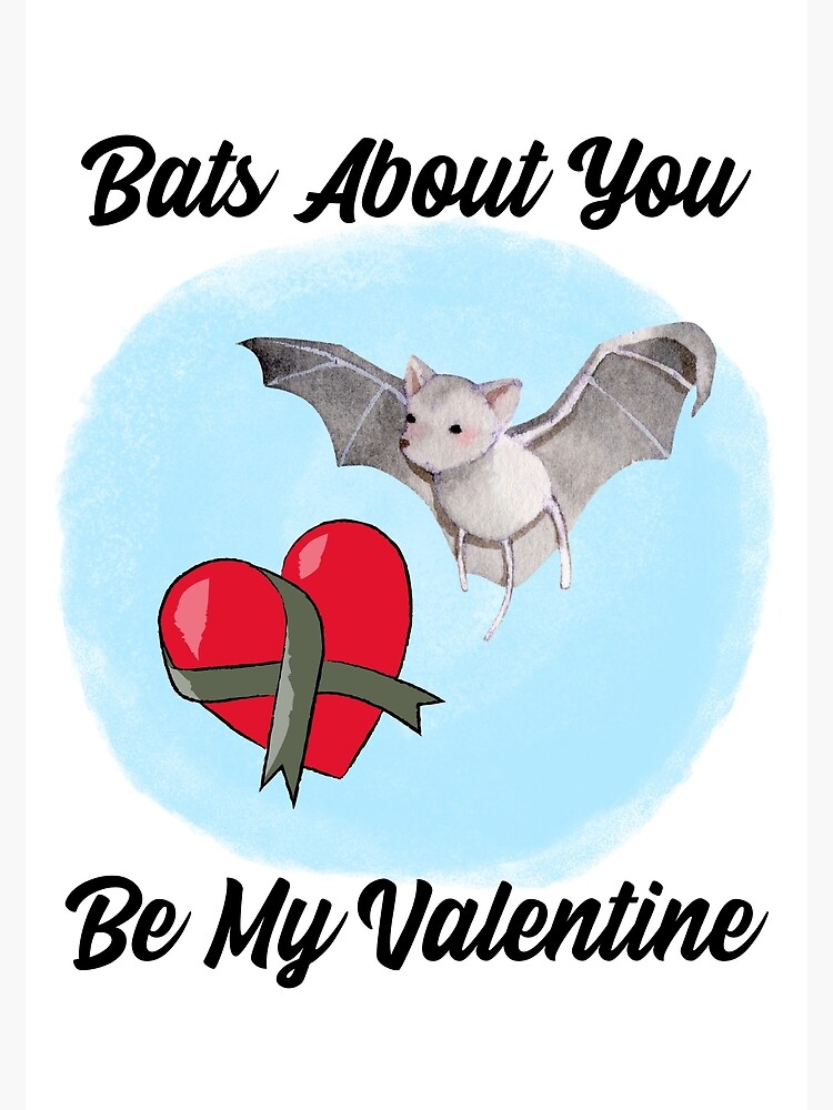 Póster «MURCIÉLAGOS SOBRE TI, MEME ROMÁNTICO, BATTY, MEME DE SAN ...