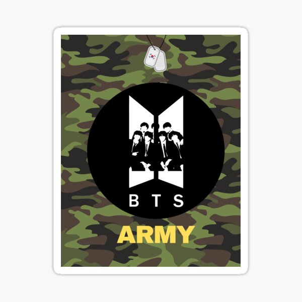 "BTS Army K-pop Shirt" Sticker for Sale by Magnum-art1 | Redbubble