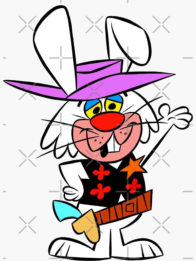 "Ricochet Rabbit" Sticker for Sale by ExRetailZombie | Redbubble