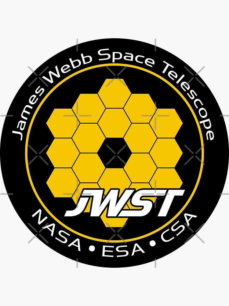 "JWST yellow" Sticker for Sale by amazart | Redbubble