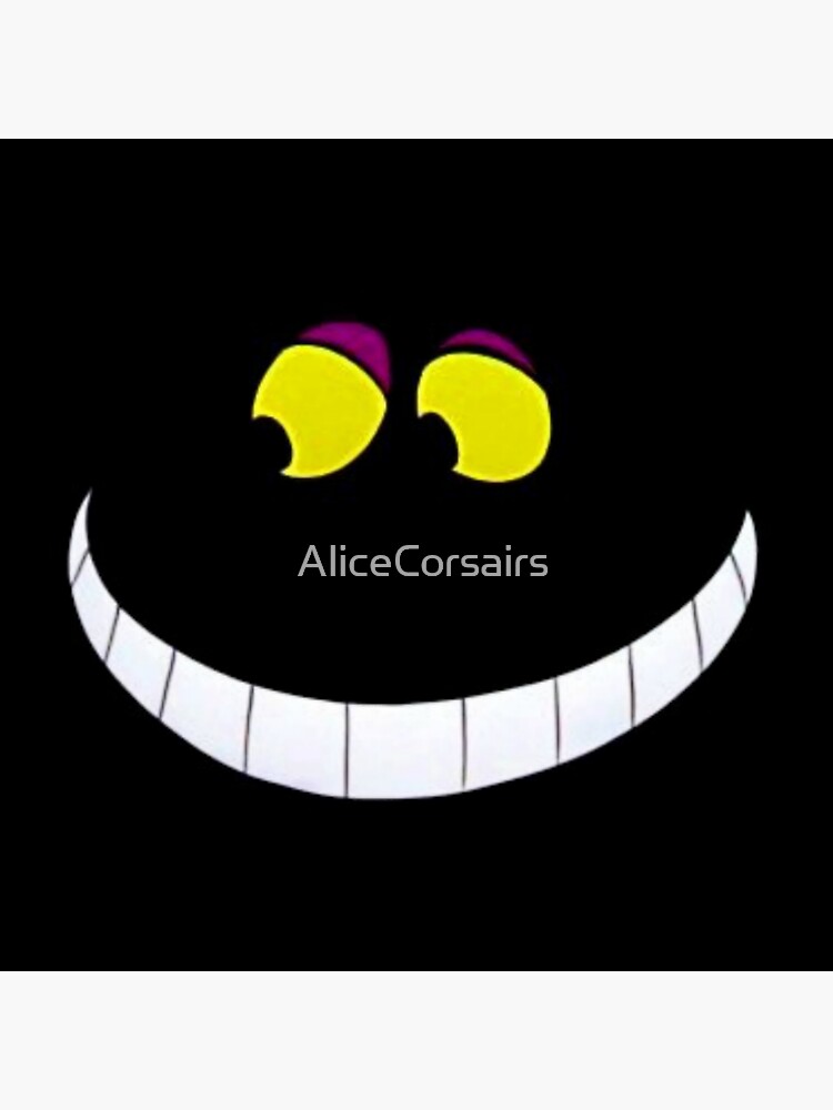 "Cheshire Cat Grin" Sticker for Sale by AliceCorsairs | Redbubble
