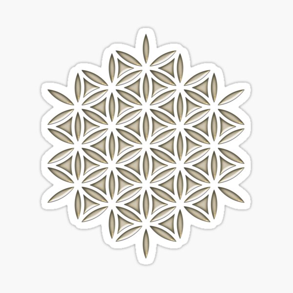 "Flower of life, Sacred Geometry, Symbol, Healing & Balance " Sticker ...